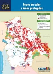 Mapa | Focos de calor y áreas protegidas - La nueva CEDIB